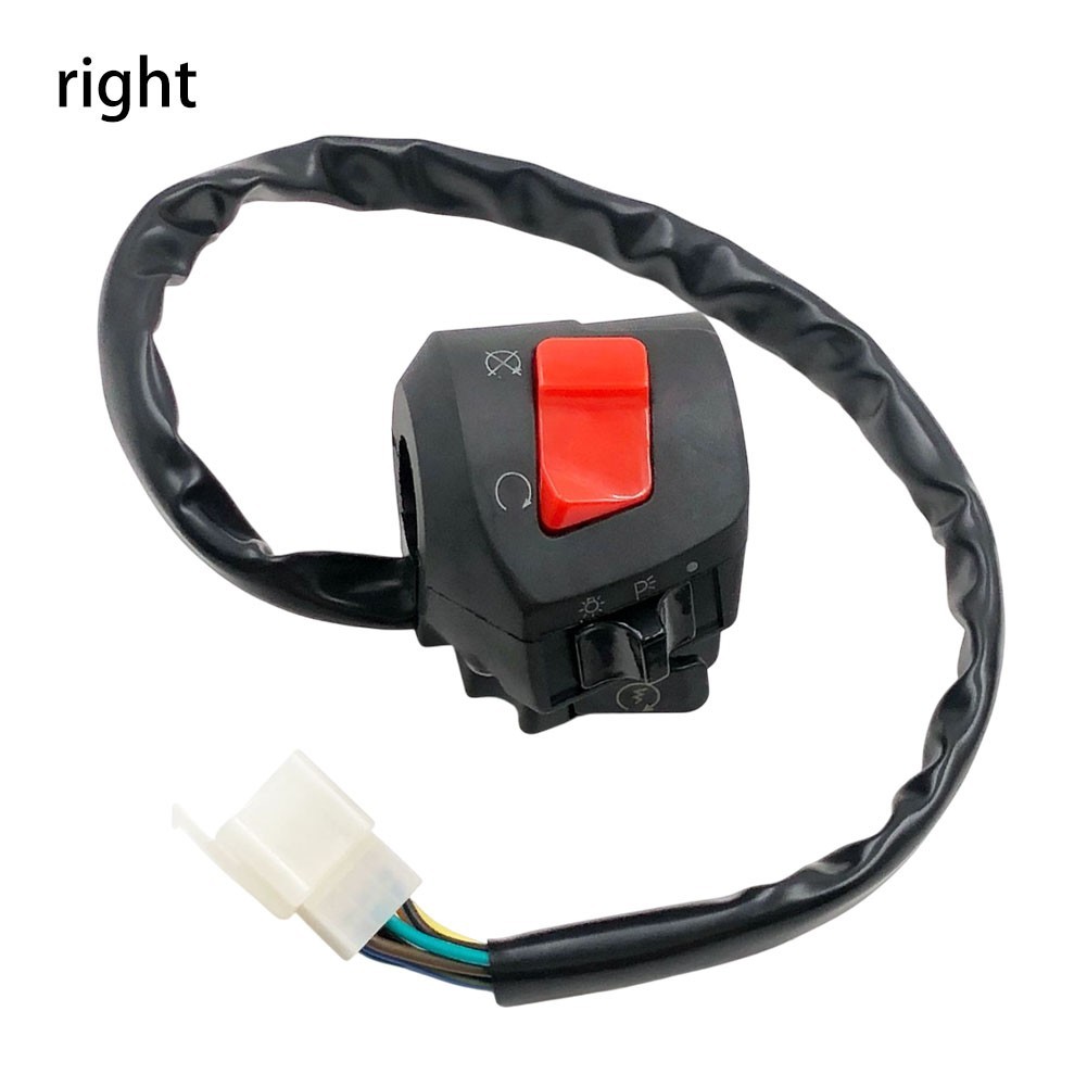 Motorcycle Electric Start Switch with For Horn and Turn Signal Features ...