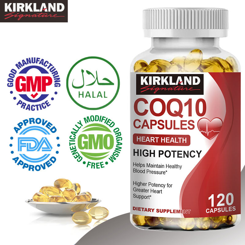 KIRKLAND Coenzyme Q10 300mg Capsules COQ10 Secondary To Cardiovascular ...