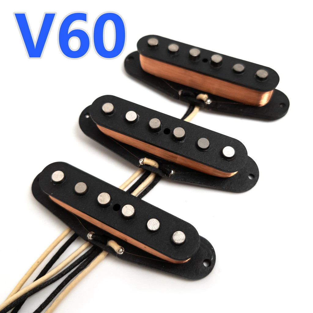 V60 Vintage Single Coil Pickups Set Alnico 5 SSS Pickups Kit 52mm ...