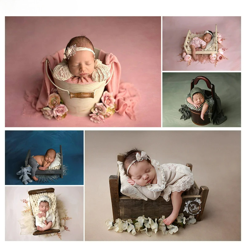 Newborn Soild Color Photography Backdrop Little Baby Portrait Photo ...