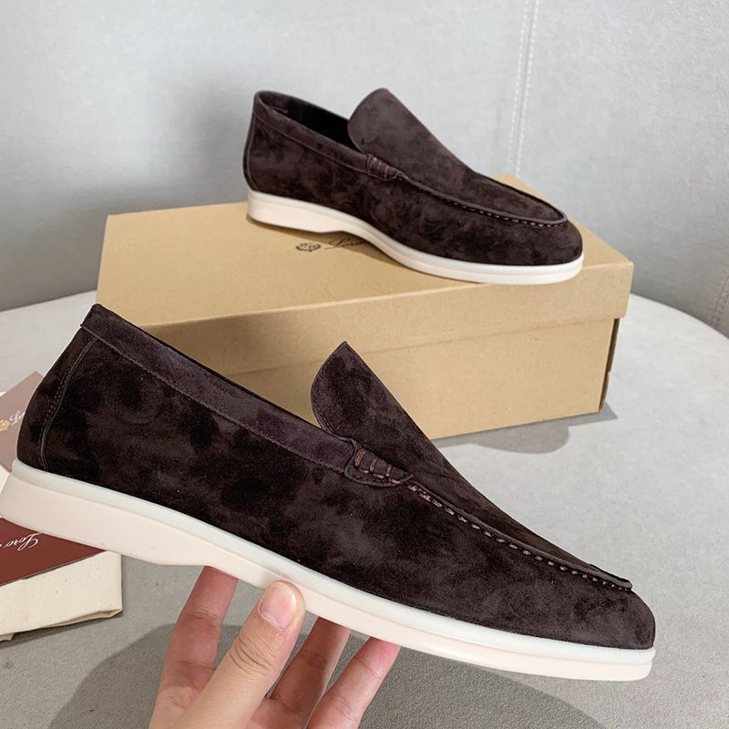 FG LP Men's Loafers - Casual Flat Slip-On Shoes with Comfortable Retro ...