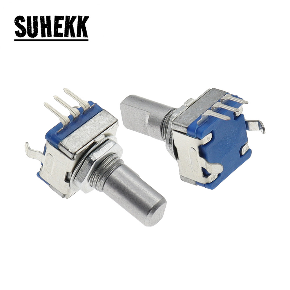 5PCS EC11 Audio Encoder / 360 Degree 15MM Rotary Encoder Tripod 20 ...