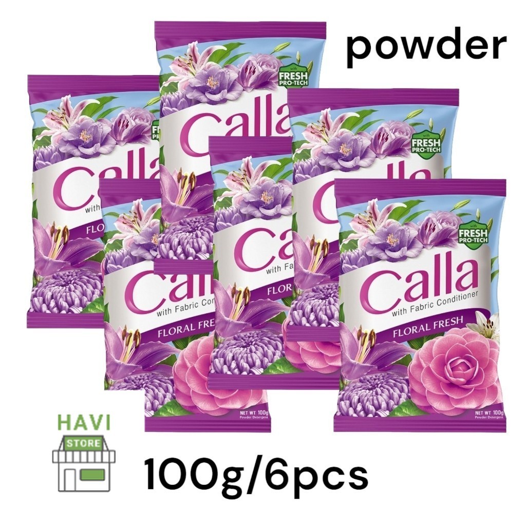 HAVI STORE CALLA POWDER DETERGENT 100GMS | Shopee Philippines