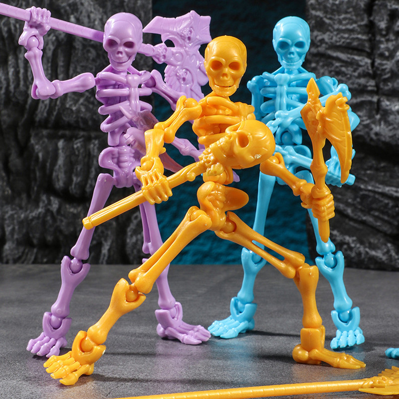 Skeleton Man Lucky 13 Action Figure Dummy 13 Assembly toy All Saints ...