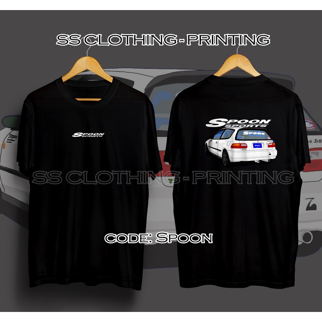 Spoon Sports Car Shirt Car Guy Shirt Car Wear Casual Streetwear Shirt ...
