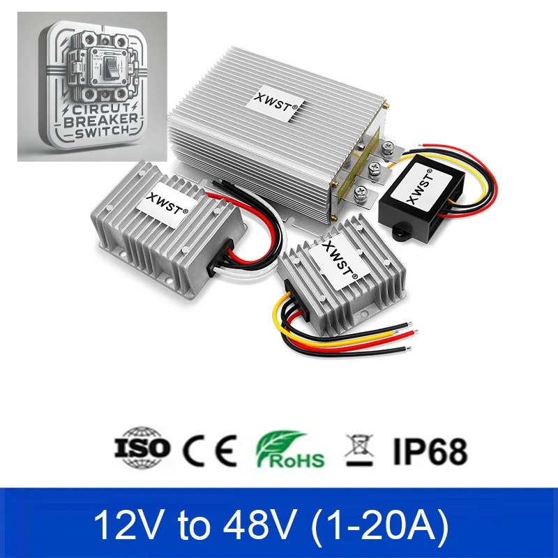 DC DC Step Up Converter 12V to 48V Voltage Regulator 12Vdc to 48Vdc ...