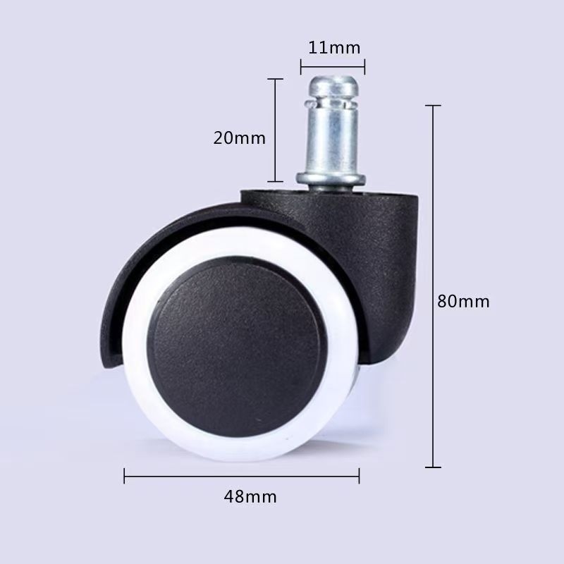 Swivel Chair Wheel Universal Wheel Office Chair Pulley Mute Universal ...