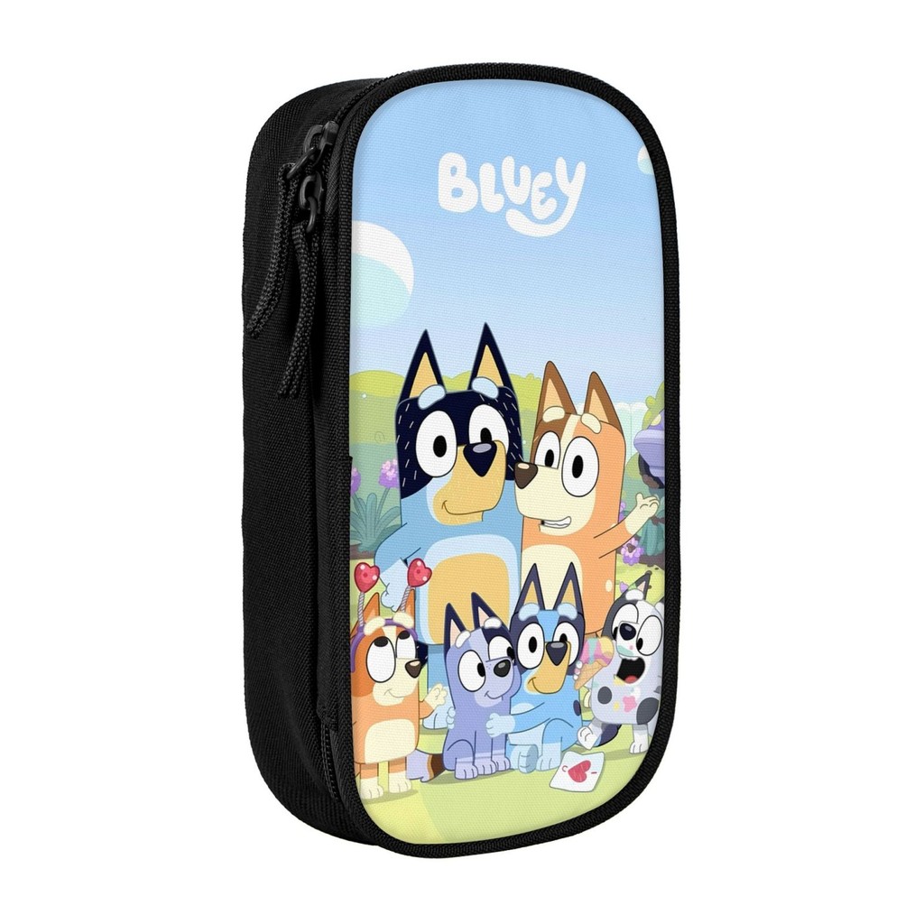 Bluey 3D Graphic Kids Cartoon Pencil Bag Youth Pen Case Travel ...