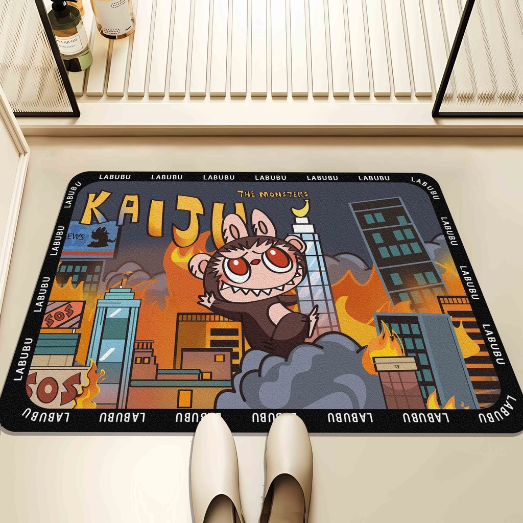 Original Labubu Crying Baby Bubble Matt,Labubu Bathroom Mat, Labubu ...