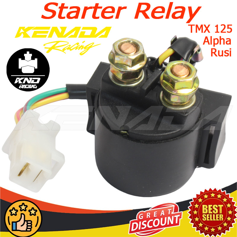 Starter Relay for TMX 125 155 Alpha / Rusi / China Motors | Shopee ...