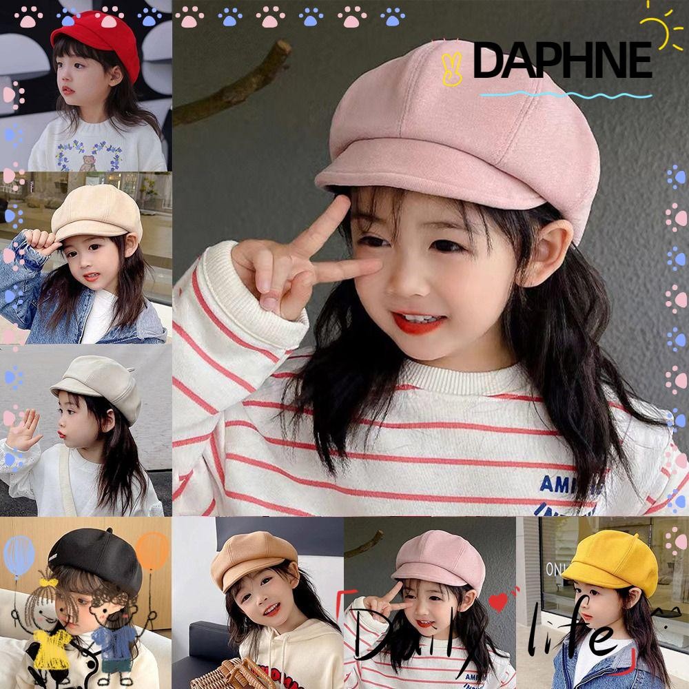 DAPHNE Baby Beret Hat, Warm Soft Kids Berets, Vintage Cute Woolen ...