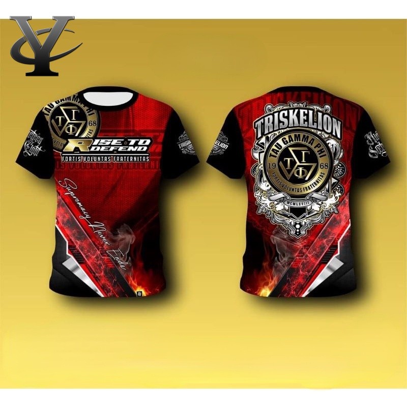 2025 Tau Gamma Phi Triskelion Frat Shirt Rise To Defend Full ...