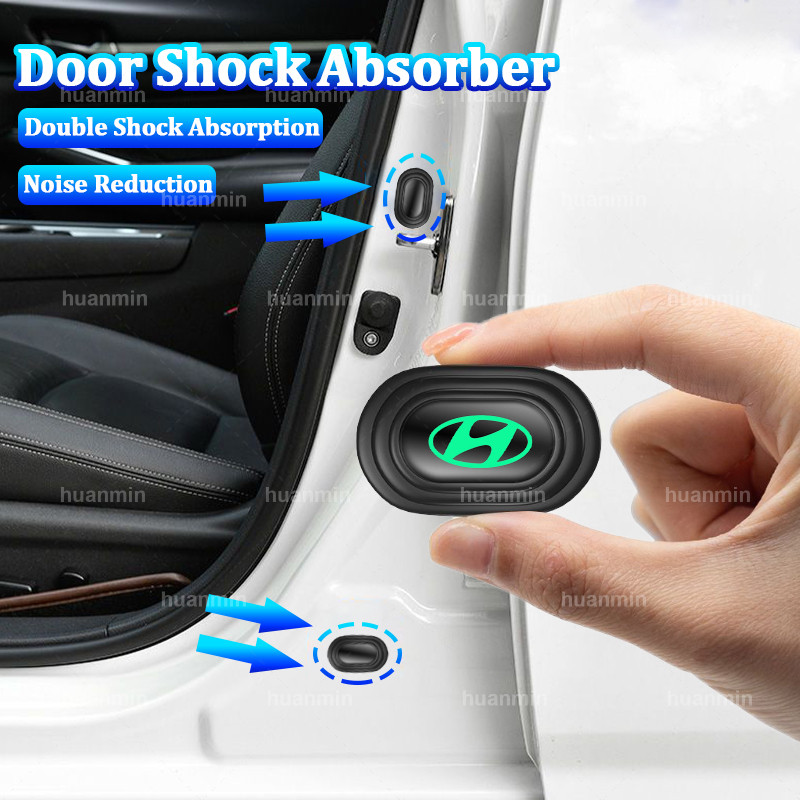 NEW Silicon Hyundai Luminous Car Shock Absorber Gasket Car Door Sound ...