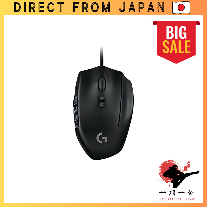 Logicool G Gaming Mouse G600t Wired Gaming Mouse USB Connection LIGHTSYNC RGB MMO Gaming Multi ...