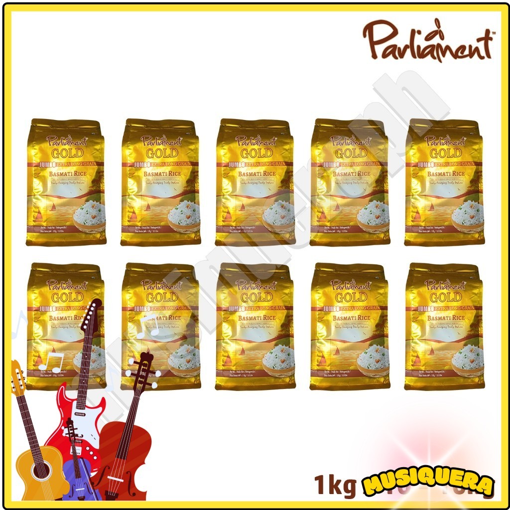 Parliament Gold 10kg Jumbo Extra Long Grain Basmati Rice (Taste of Gold ...