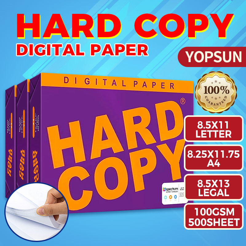 100Gsm Hard Copy Bond Paper Short / A4 / Long Sub.28 Surper Quality ...