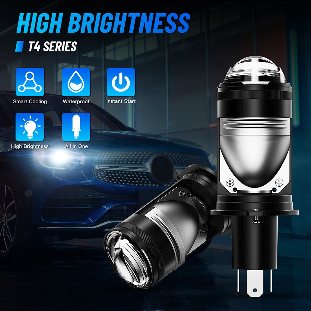Novsight Mini H4 Projector Lens Headlight Automobile Bulb 70W 20000LM ...