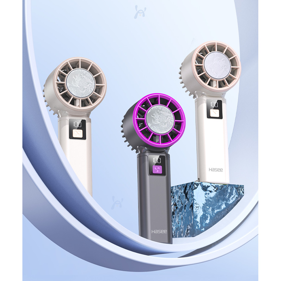 electric fan Refrigeration100Gear Small handheld fan USB Rechargeable ...