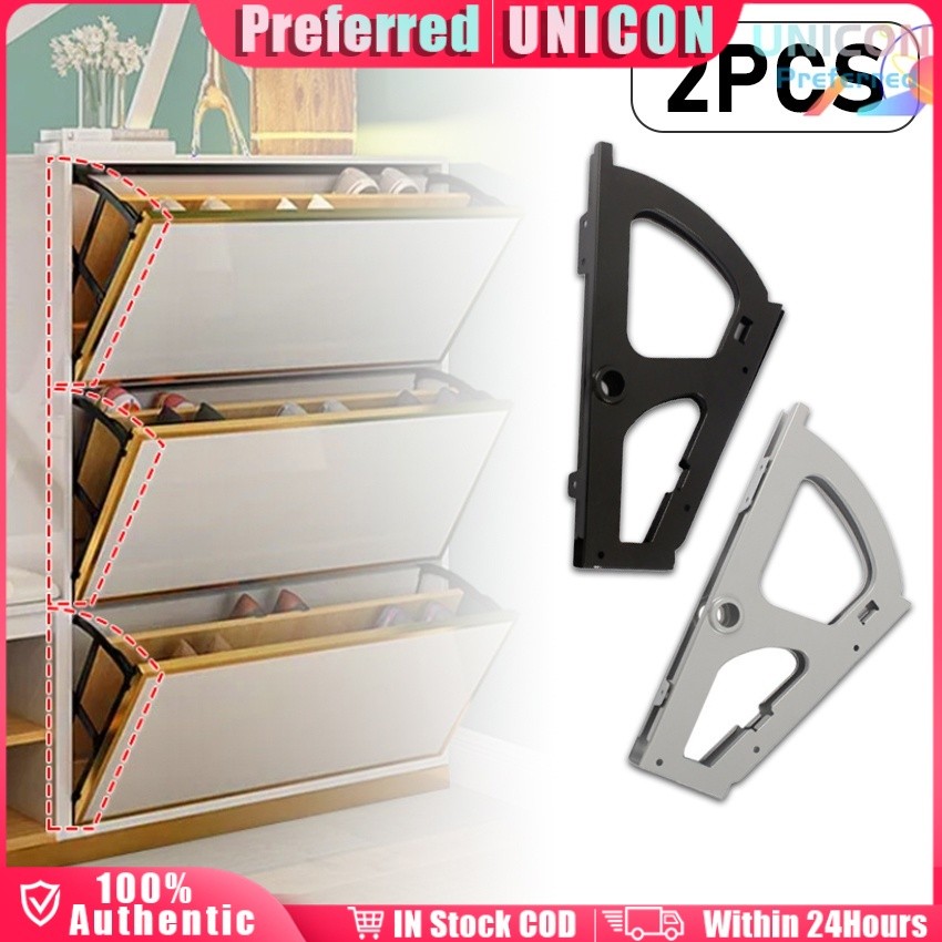 2PCS/kits Shoe Cabinet Hinges Flip Frame Rack 1/2/3 Layers Shoes ...