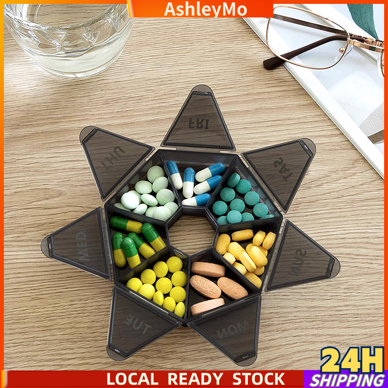 AshleyshopOne Week 7 Corners Medicine Box Separately Packaged Mini ...
