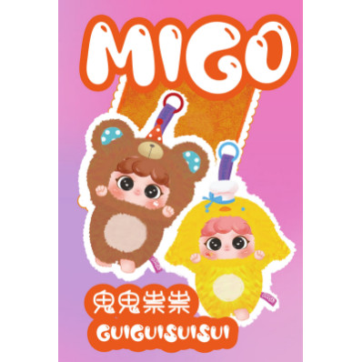 【Like play】migo keychain migo blind box sneaky plush series migo ...
