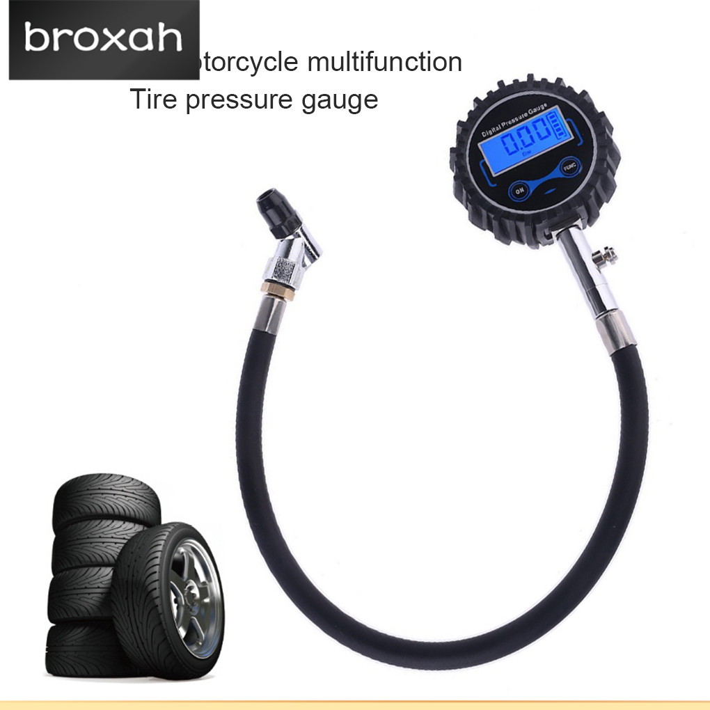 Motorcycle Tire Pressure Detector Electric Bike Accessory Automatic ...