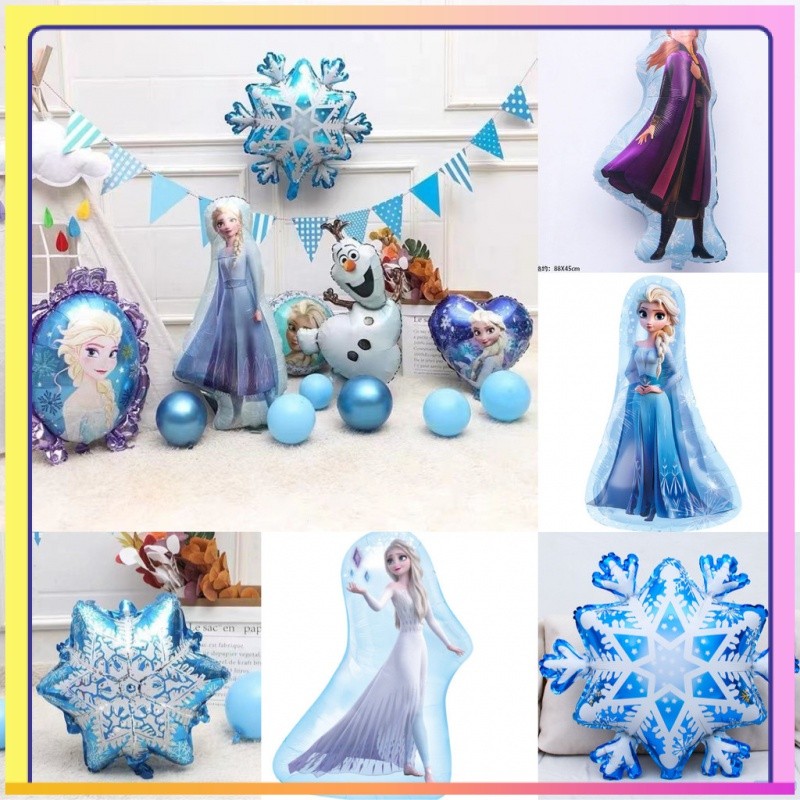 [Frozen Theme] Princess Anna Balloon Princess Aisha Balloon Birthday ...