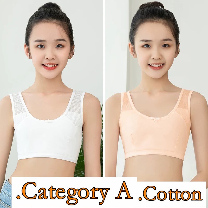 Class A Cotton Bra Baby Bra For Teens Development Period Girl Vest Kids ...