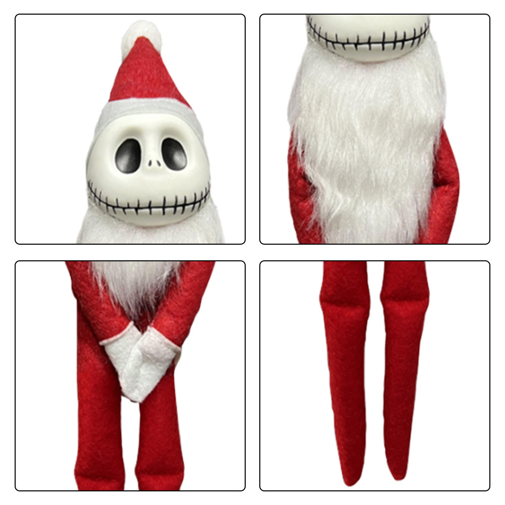 32cm Christmas Elf Doll for Kids Horror Hanging Ornament Mini Toy Elf ...