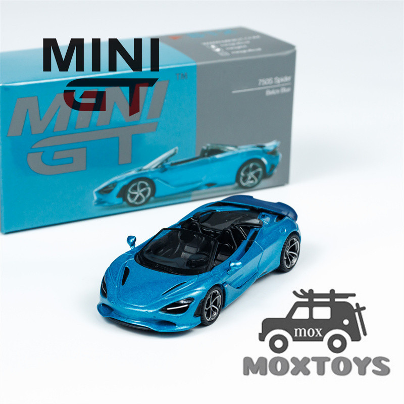 MINI GT 1:64 750S Spider Belize Blue LHD Diecast model car | Shopee ...