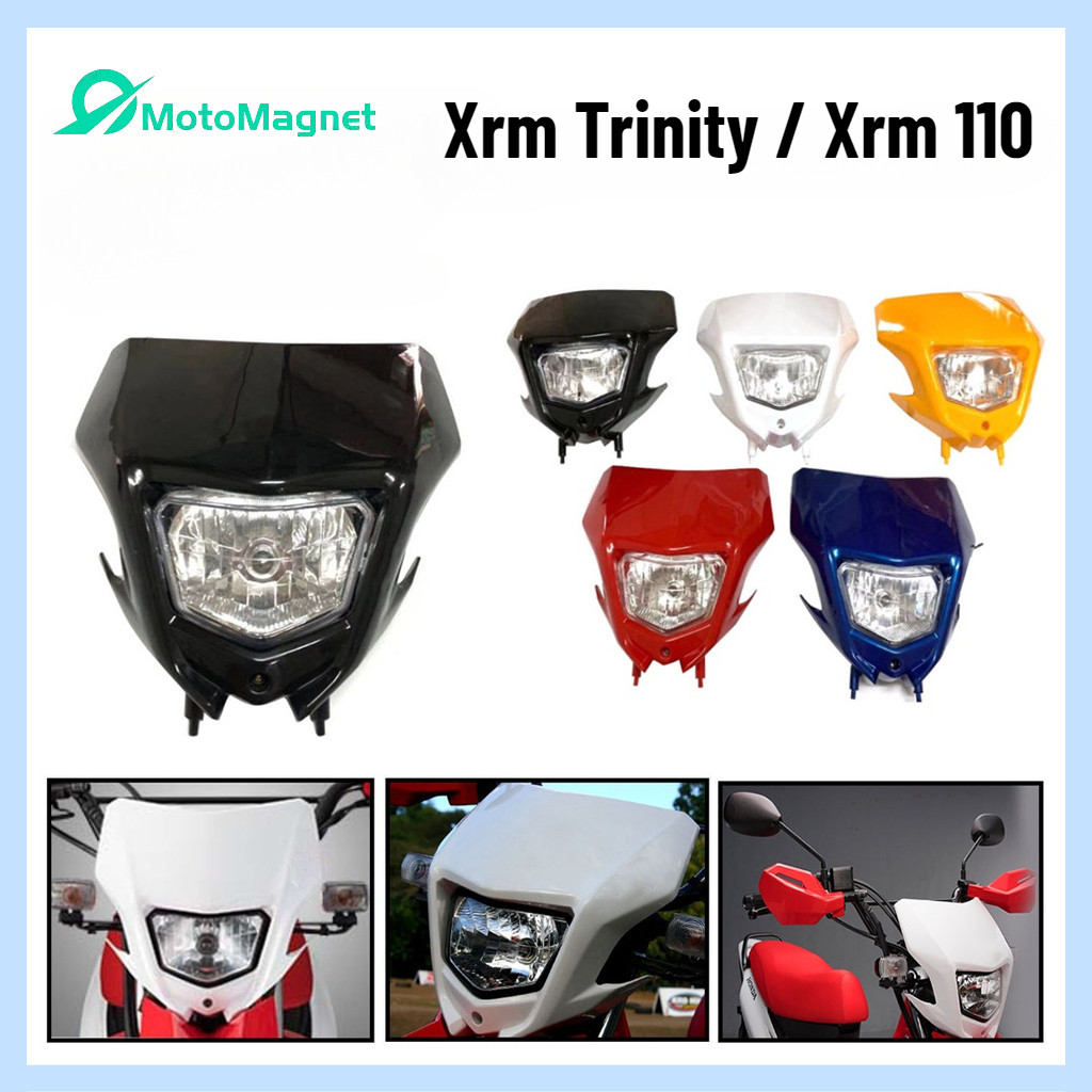 HEADLIGHT COWLING FOR XRM TRINITY XRM 110 HEADLIGHT COWLING SET ...