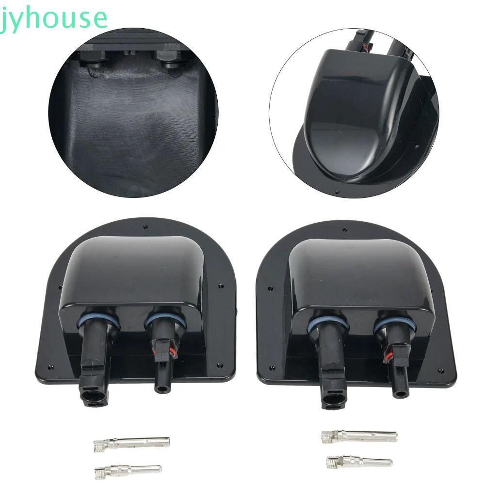 JYHOUSE RV Photovoltaic Junction Box, ABS RV Double Hole Wire Cable ...