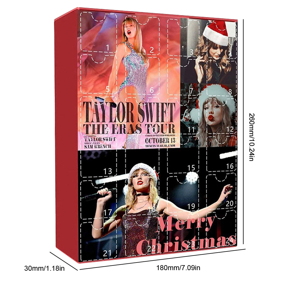 THEBEST Christmas 24 Days Countdown Advent Calendar Taylor Swift Bracelets Blind Box New ...