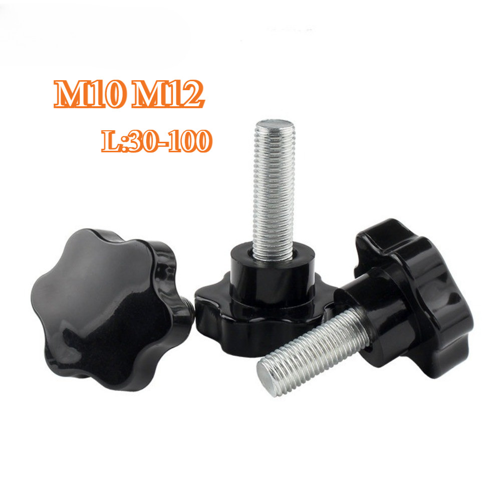【YHL】Mechanical With Hand screw M10/M12 Torx handle screw Knob Star ...