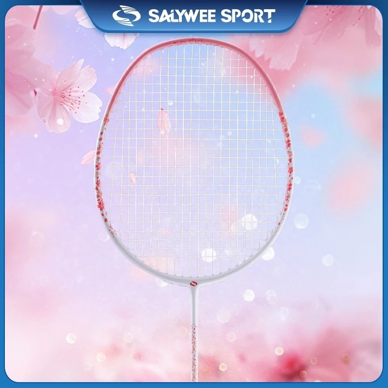 【Free Bag】SALYWEE SY905 5U 26Lbs T800 Carbon Fiber Badminton Racket ...