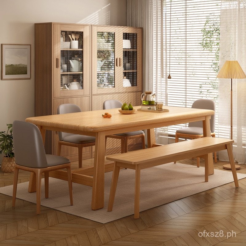 Solid Wood Dining Table Eight-Immortal Table Dining Table Household ...