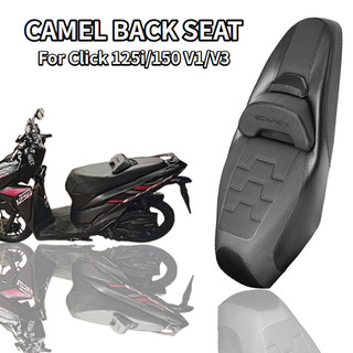 HONDA CLICK 125i/150i V1/V3 CARBON CAMEL BACK SEAT ASSE WITH EMBROID ...