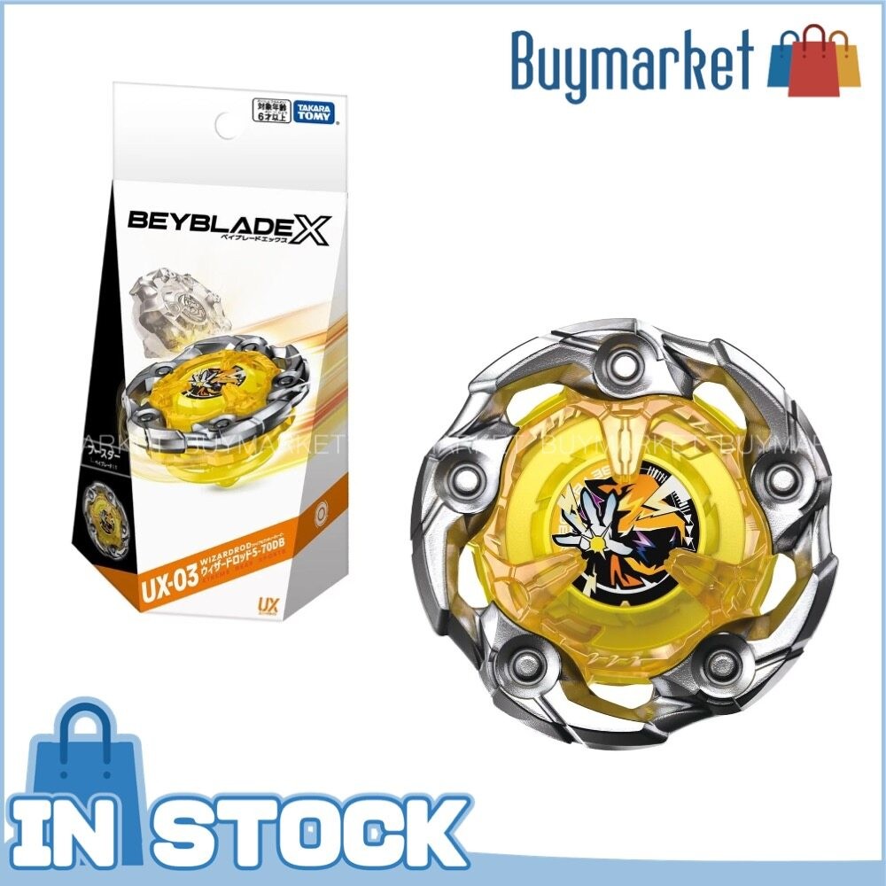 [Authentic] Takara Tomy Beyblade X Booster UX-03 Wizard Rod 5-70DB | Shopee Philippines
