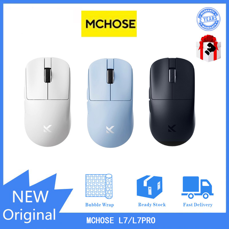 MCHOSE L7 three mode wireless Bluetooth mouse | Shopee Philippines