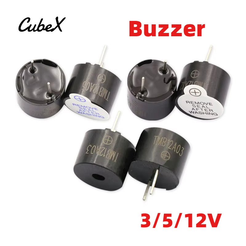 5/10Pcs TMB12A05 Active Buzzer 12×9.5mm Multi-Voltage (3/5/12V) 12095 ...