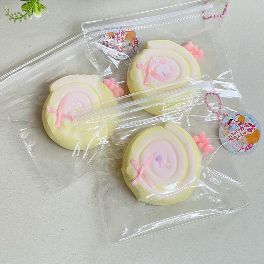 Bread Roll Pinching Toy Silicone Stress Relief Fidget Adults Pinching ...