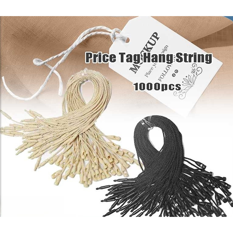 [Quick Delivery] 1000Pcs Clothing Price Tags And Hang Tag String Cord ...