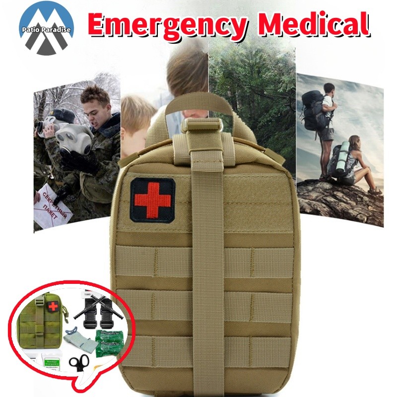 Tactical First Aid Kit Multi Functional Reserve Emergency Medical Pouch ...