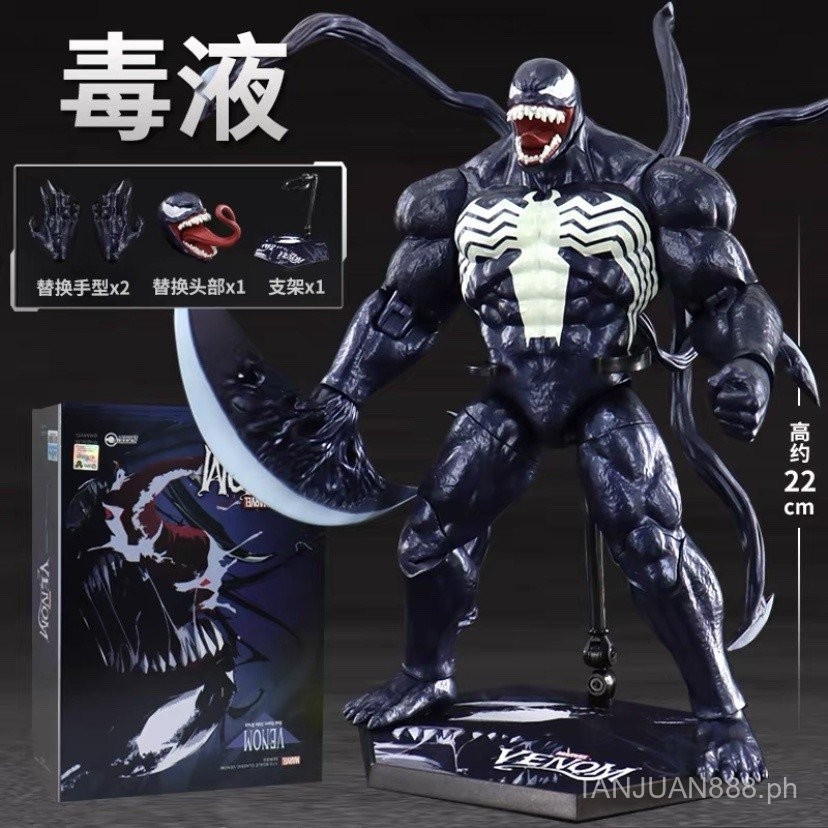Model Action Figure Authentic Display Venom Figurine Movable Carnage ...