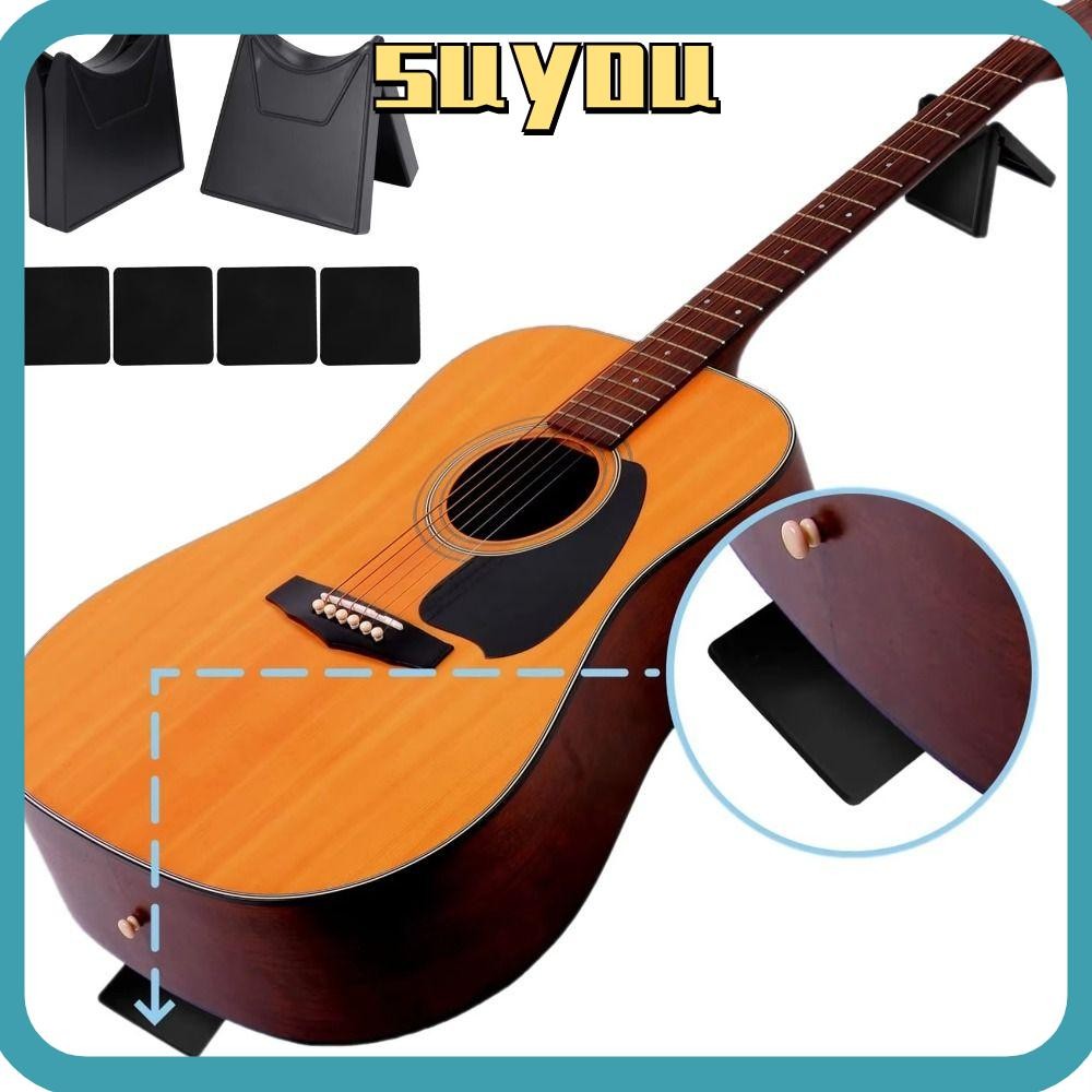 SUYO Guitar Neck Rest, Support Pillow with Work Mat Guitar Neck Cradle ...
