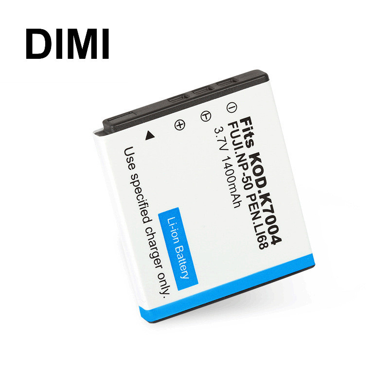 Dimi Camera Battery for Fuji Fuji NP-50 Fnp50 Kodak K7004 Pentax D-Li68 ...