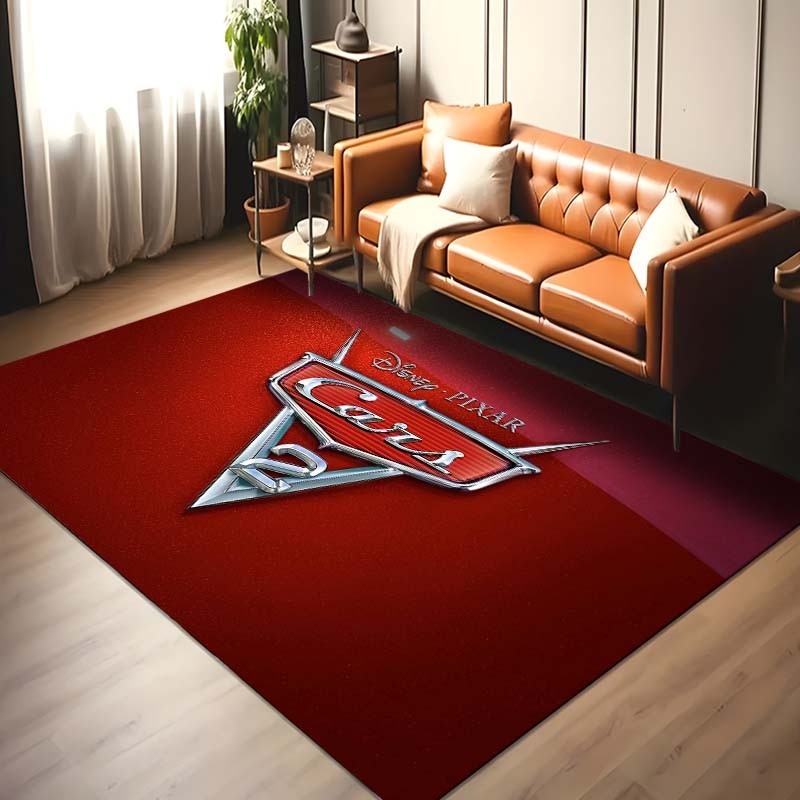 Disney Cars Lightning McQueen 3D Printed Carpet for Home Living Room ...