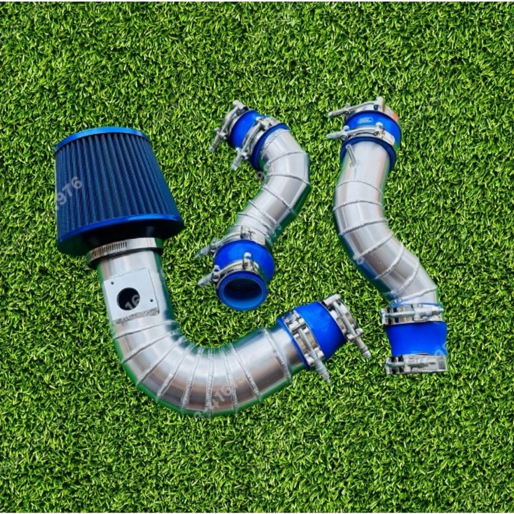 Instead Of Rubber Pipes 3-Section Intercooler Pipe Modified Filter ...