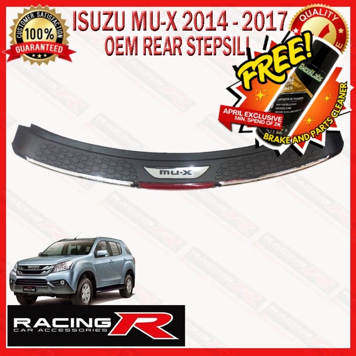 Isuzu MUX 2014 to 2017 w/out PARKING SENSOR OEM Rear Stepsill | Shopee Philippines