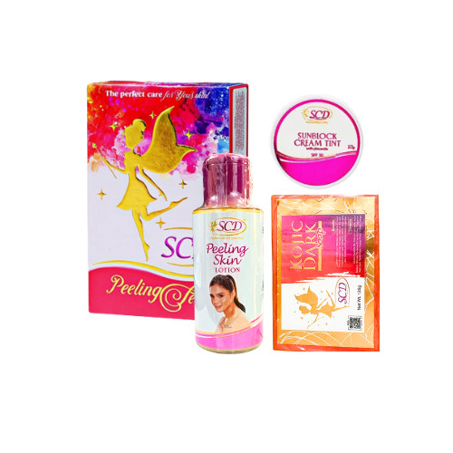 SET SCD SMALL Original SCD Peeling Skin Lotion 50 ml Set | Shopee ...